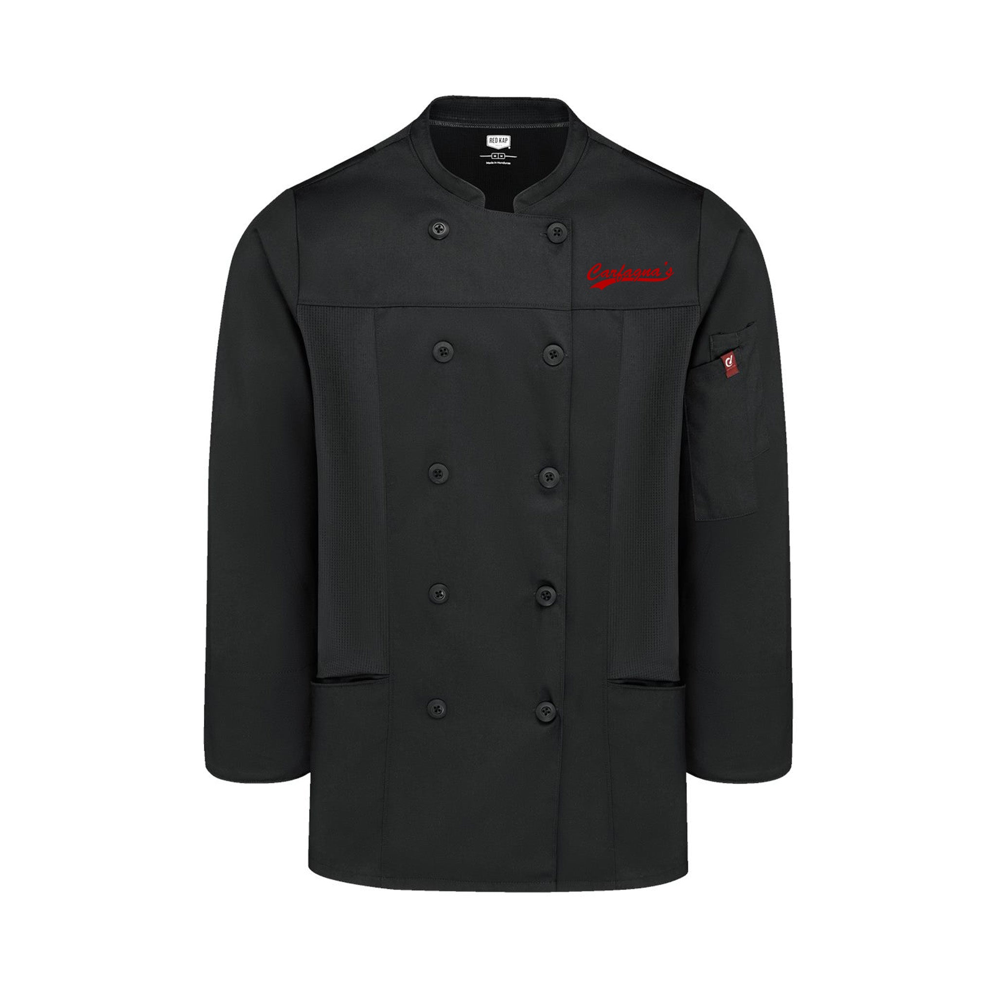 Carfagnas Back of House - Culinary - Women's Deluxe Airflow Chef Coat ...