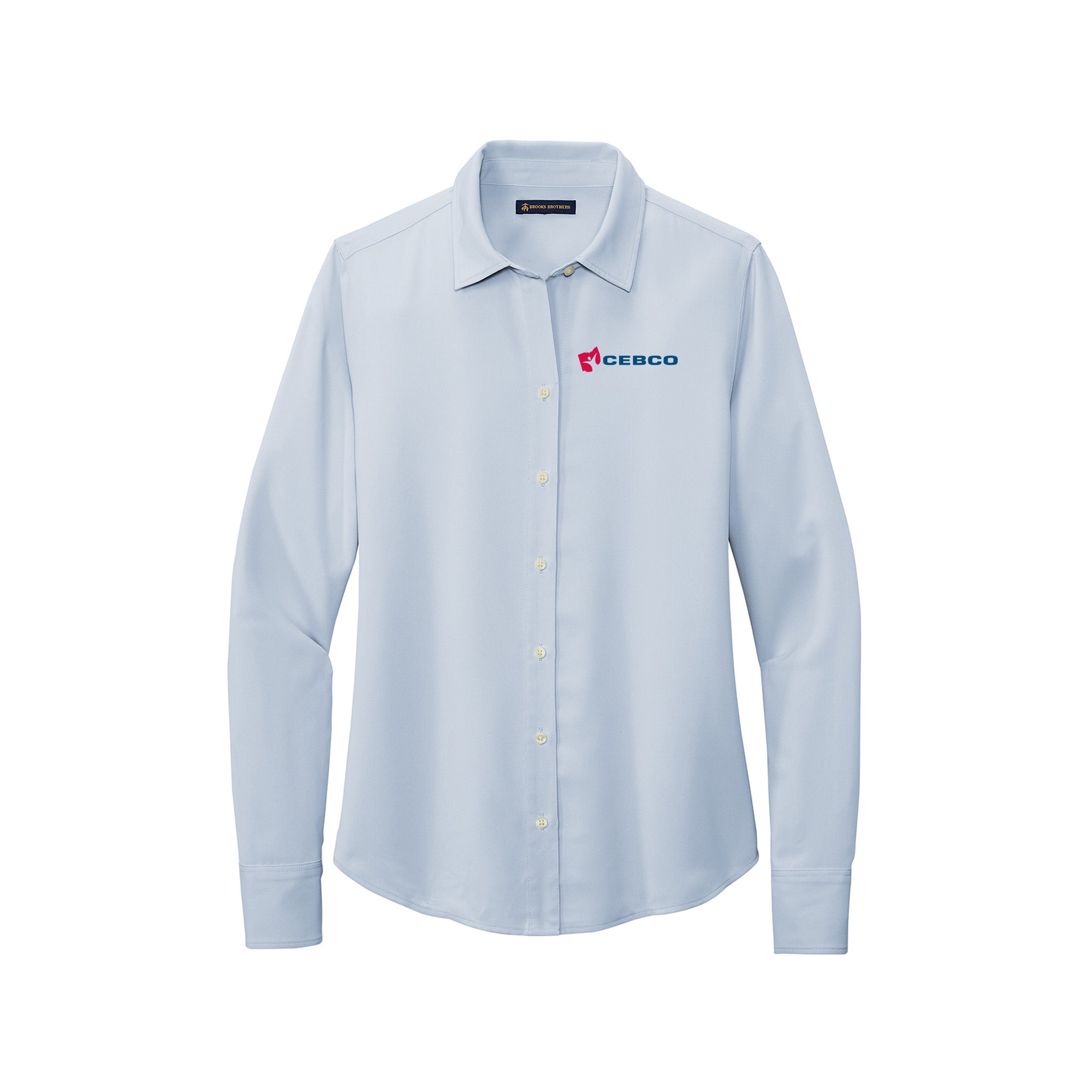 CEBCO - Brooks Brothers® Women’s Full-Button Satin Blouse – Spirit ...