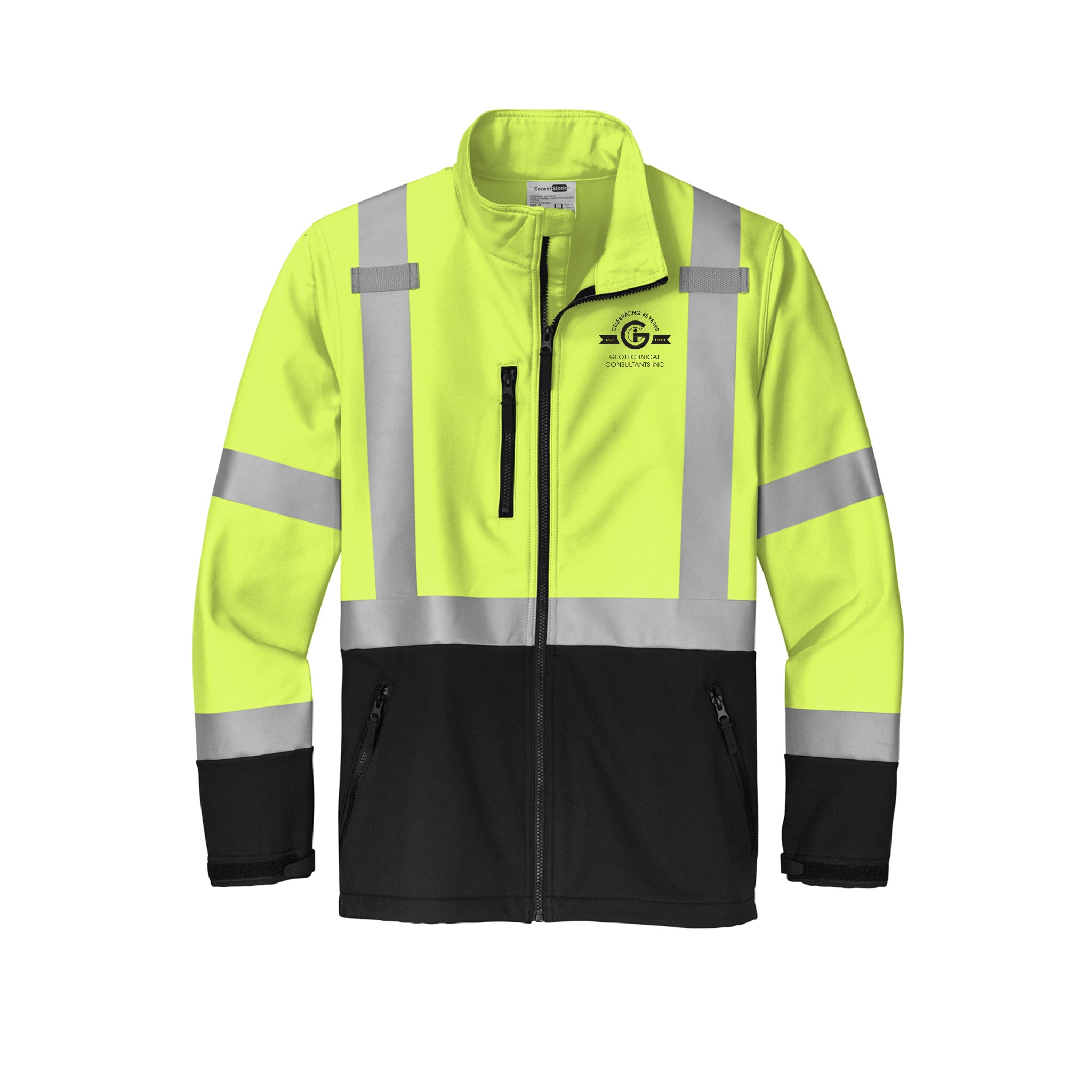 GCI - CornerStone® ANSI 107 Class 3 Soft Shell Jacket – Spirit Services ...