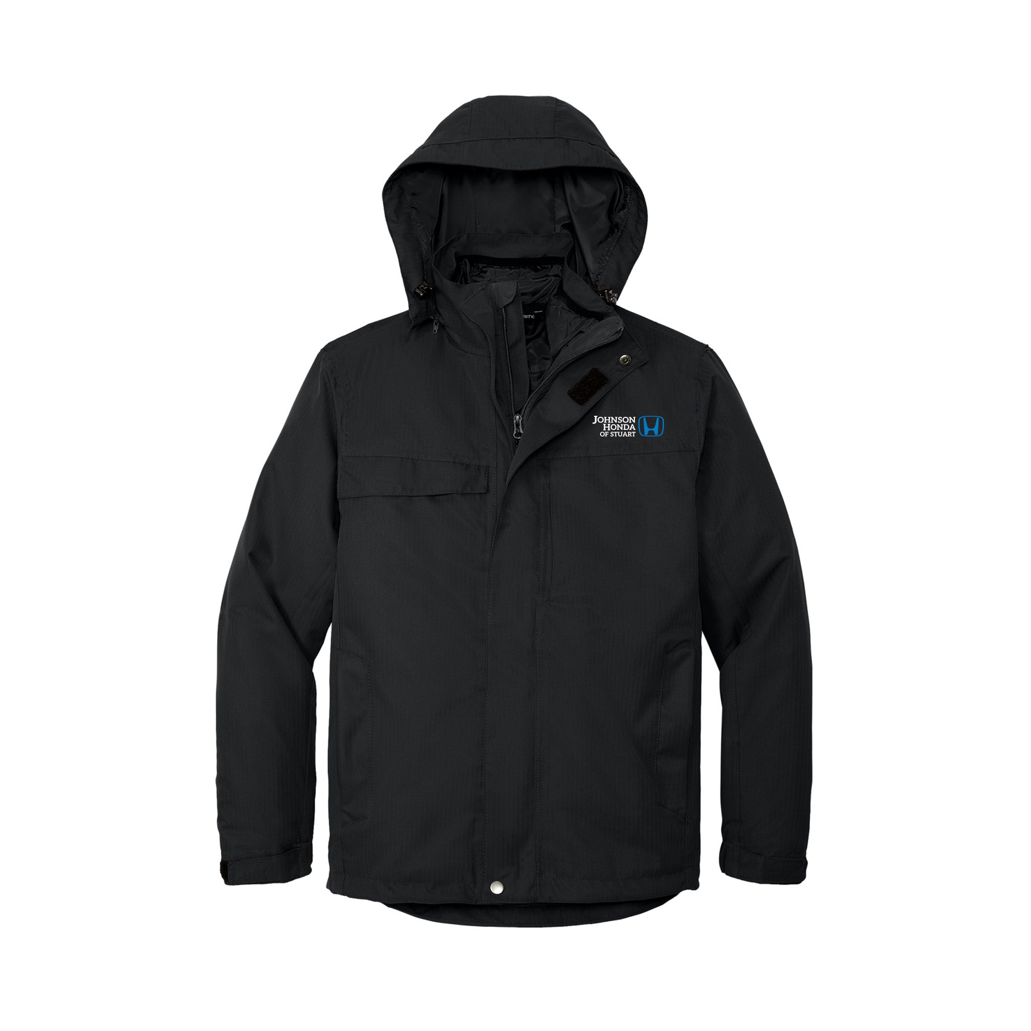 Johnson Honda of Stuart - Port Authority® Herringbone 3-in-1 Parka ...
