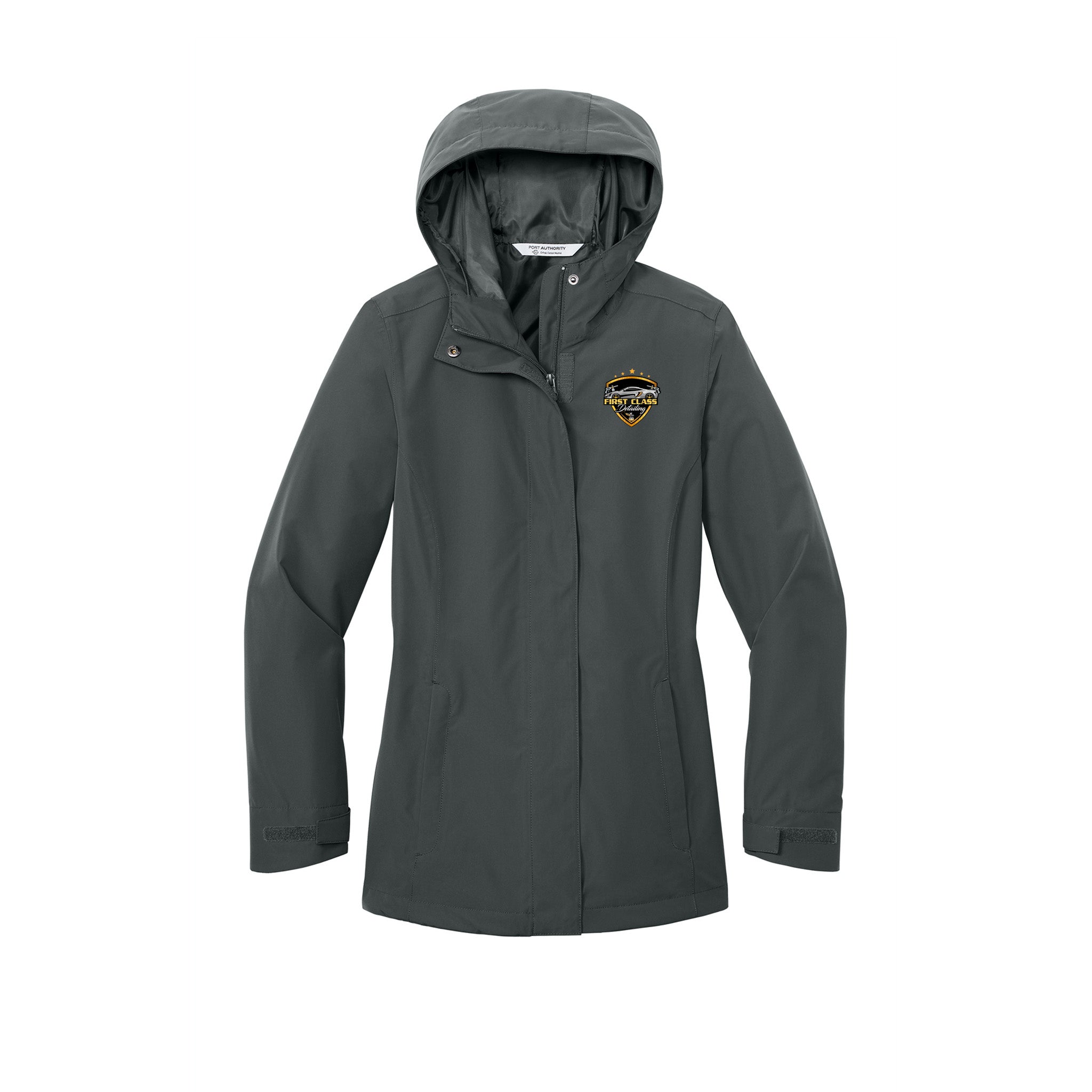 First Class Detailing - Port Authority® Women’s C-FREE® Rain Jacket ...
