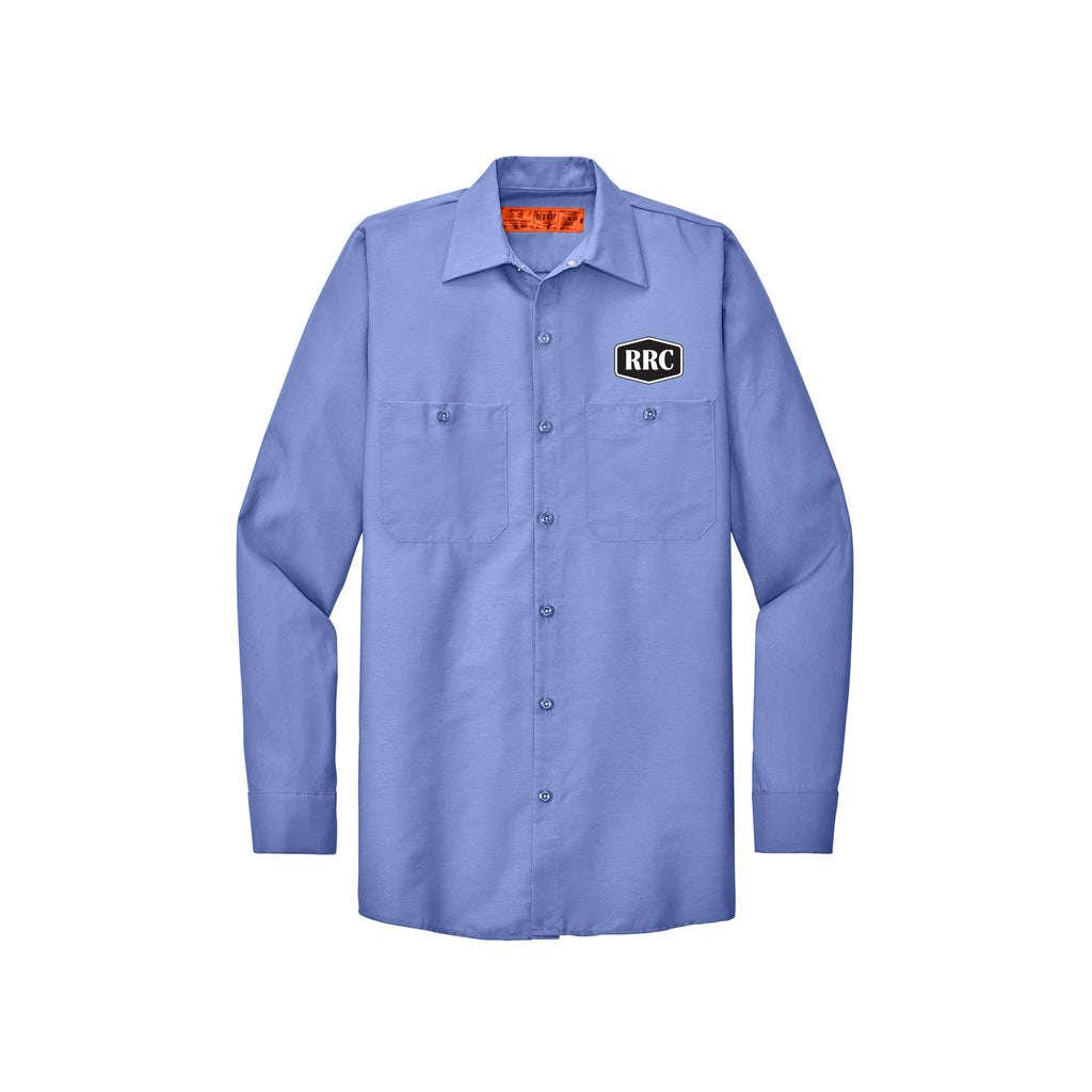 Rowdy Red Construction - Red Kap® Long Sleeve Industrial Work Shirt ...