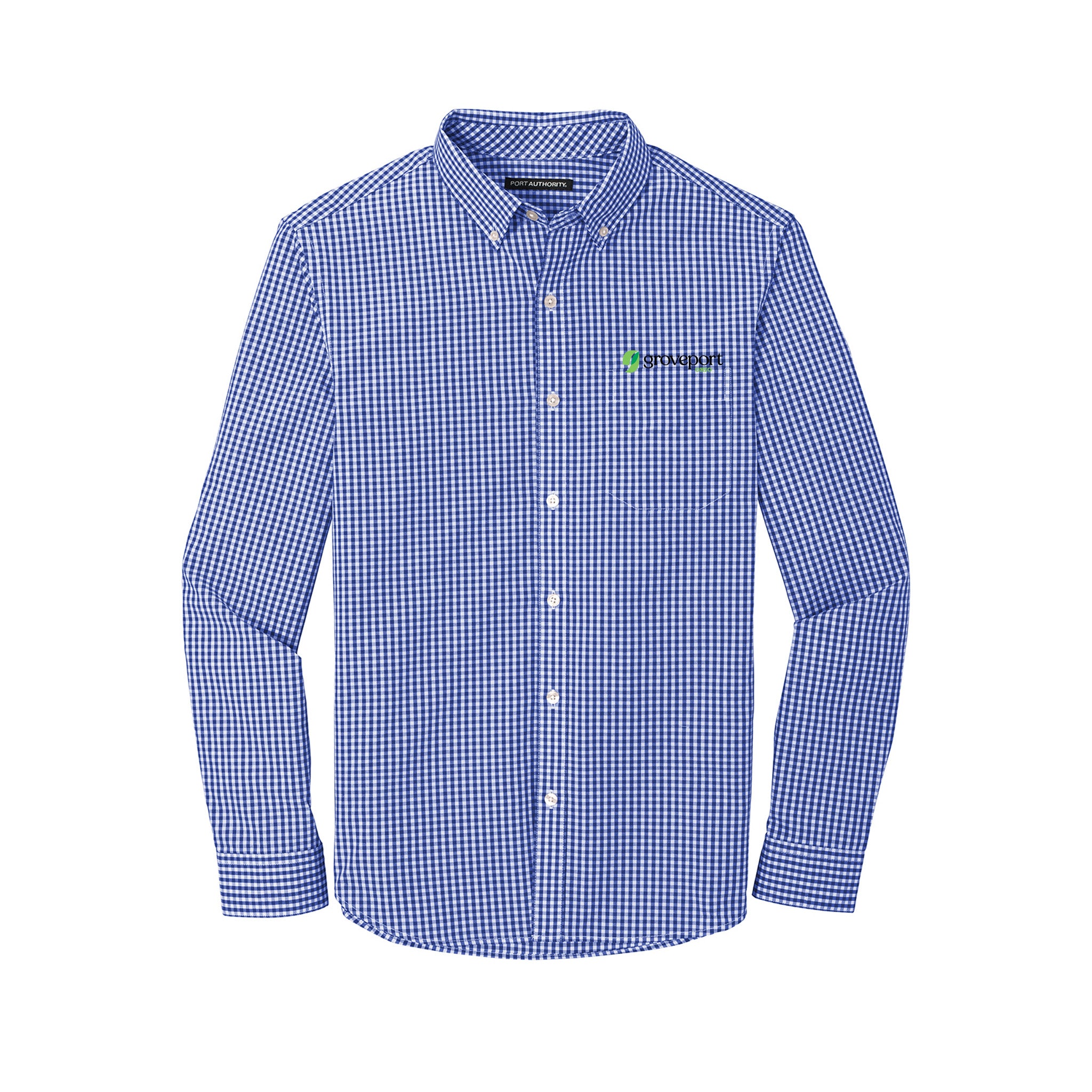 Groveport Municipal - Port Authority ® Broadcloth Gingham Easy Care Sh ...