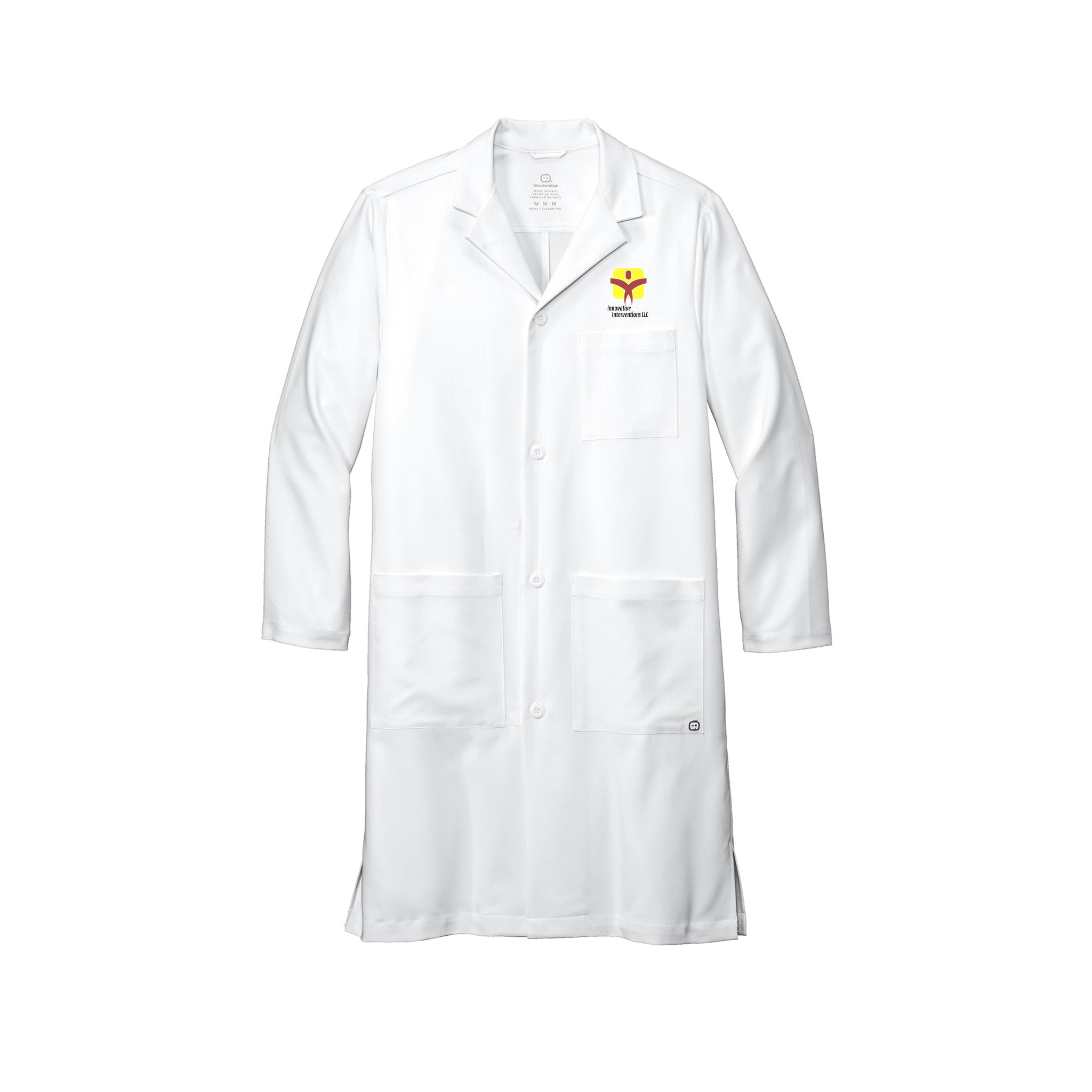 Innovation Interventions - WonderWink® Men's Long Lab Coat – Spirit ...