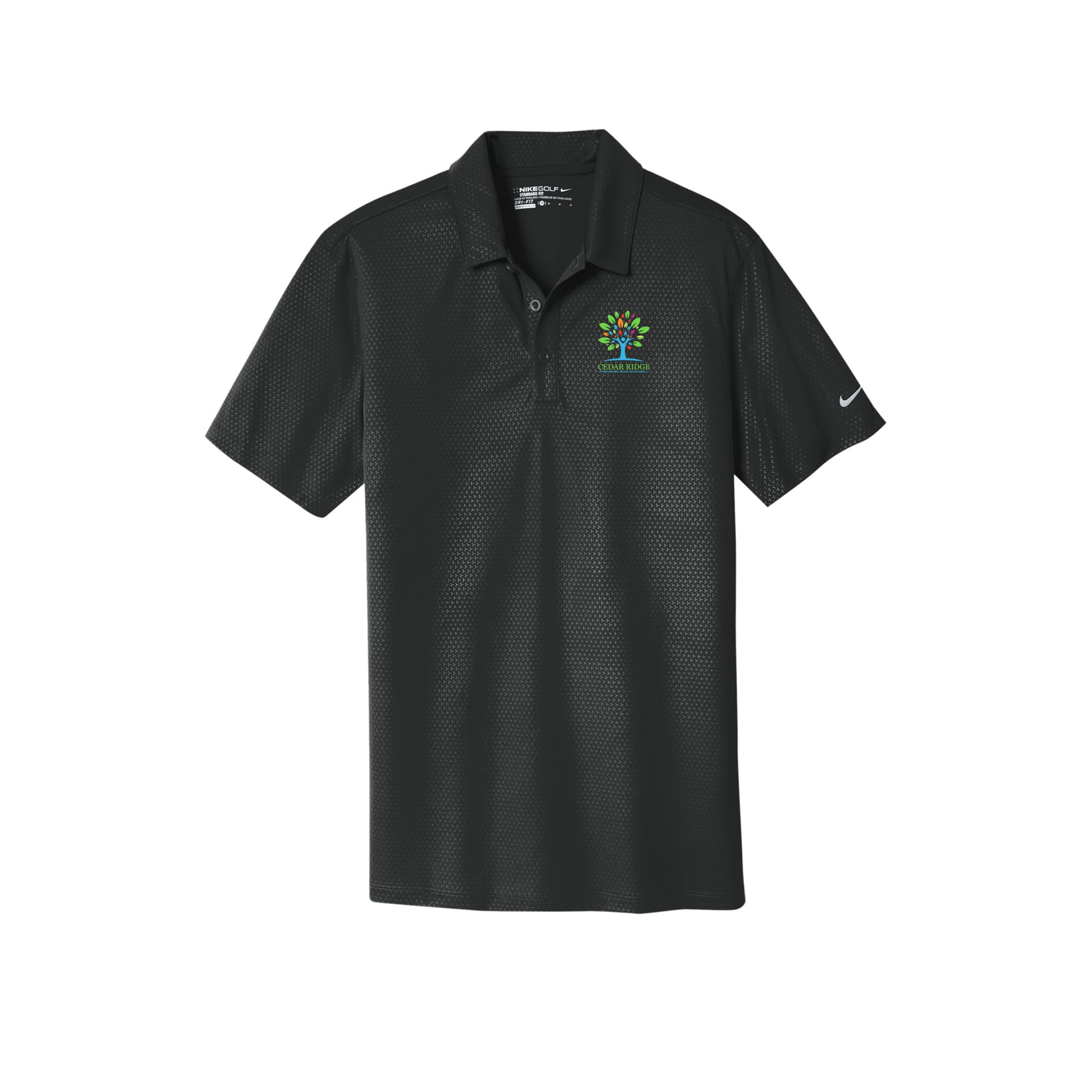 Cedar Ridge - Nike Dri-FIT Embossed Tri-Blade Polo – Spirit Services ...