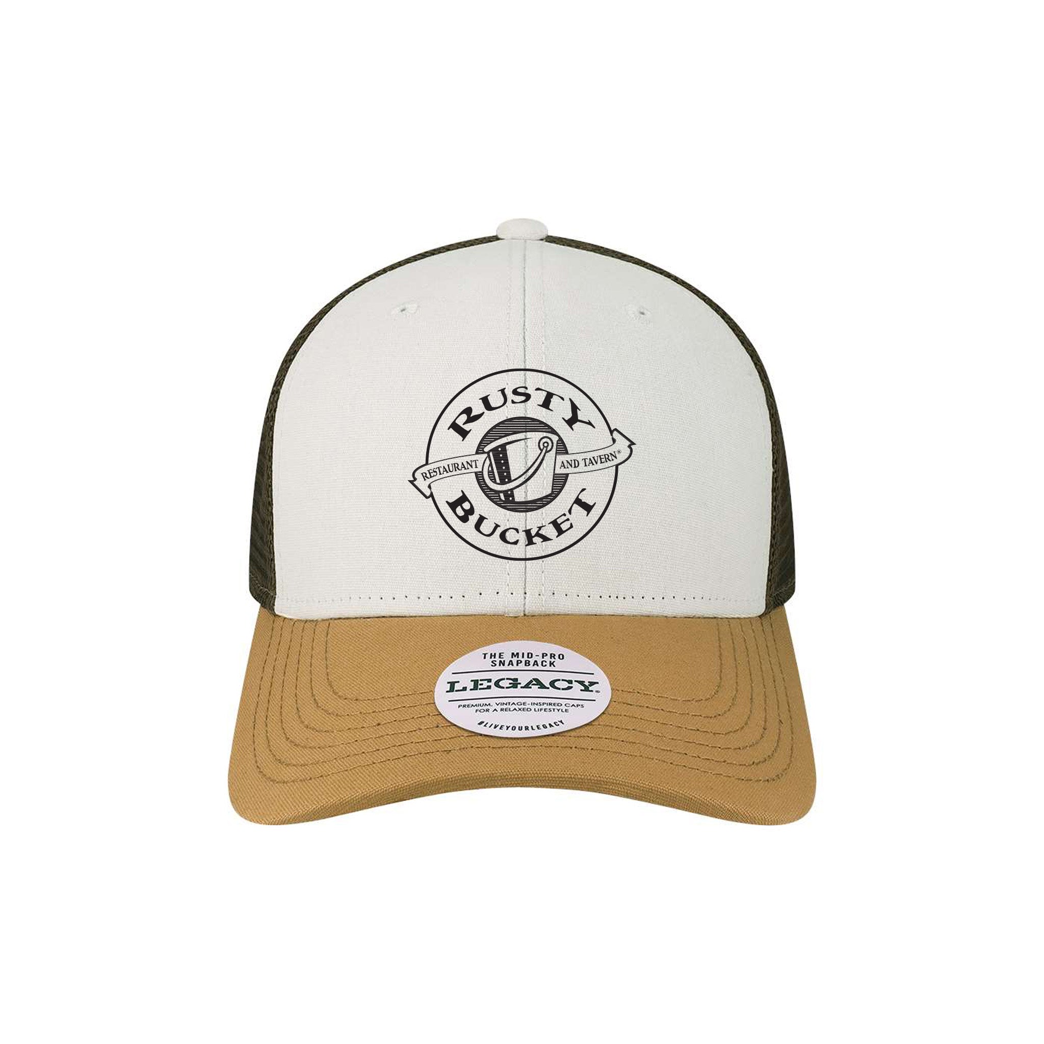 Rusty Bucket Apparel & Items - LEGACY - Mid-Pro Snapback Trucker Cap ...